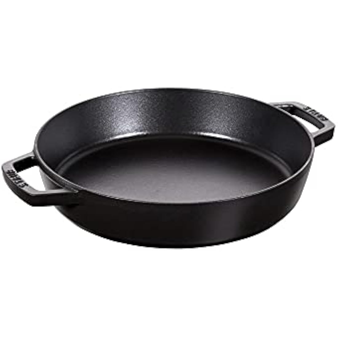 STAUB Cast Iron Double Handle Fry Pan, Black, 20 cm – Bidnamic Store