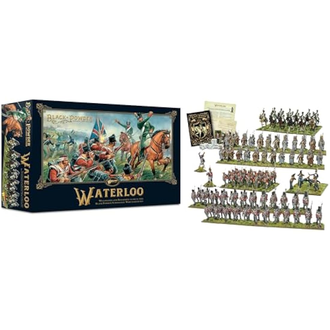 Warlord Games Waterloo Starter Set - 28mm Scale Plastic Miniatures for ...