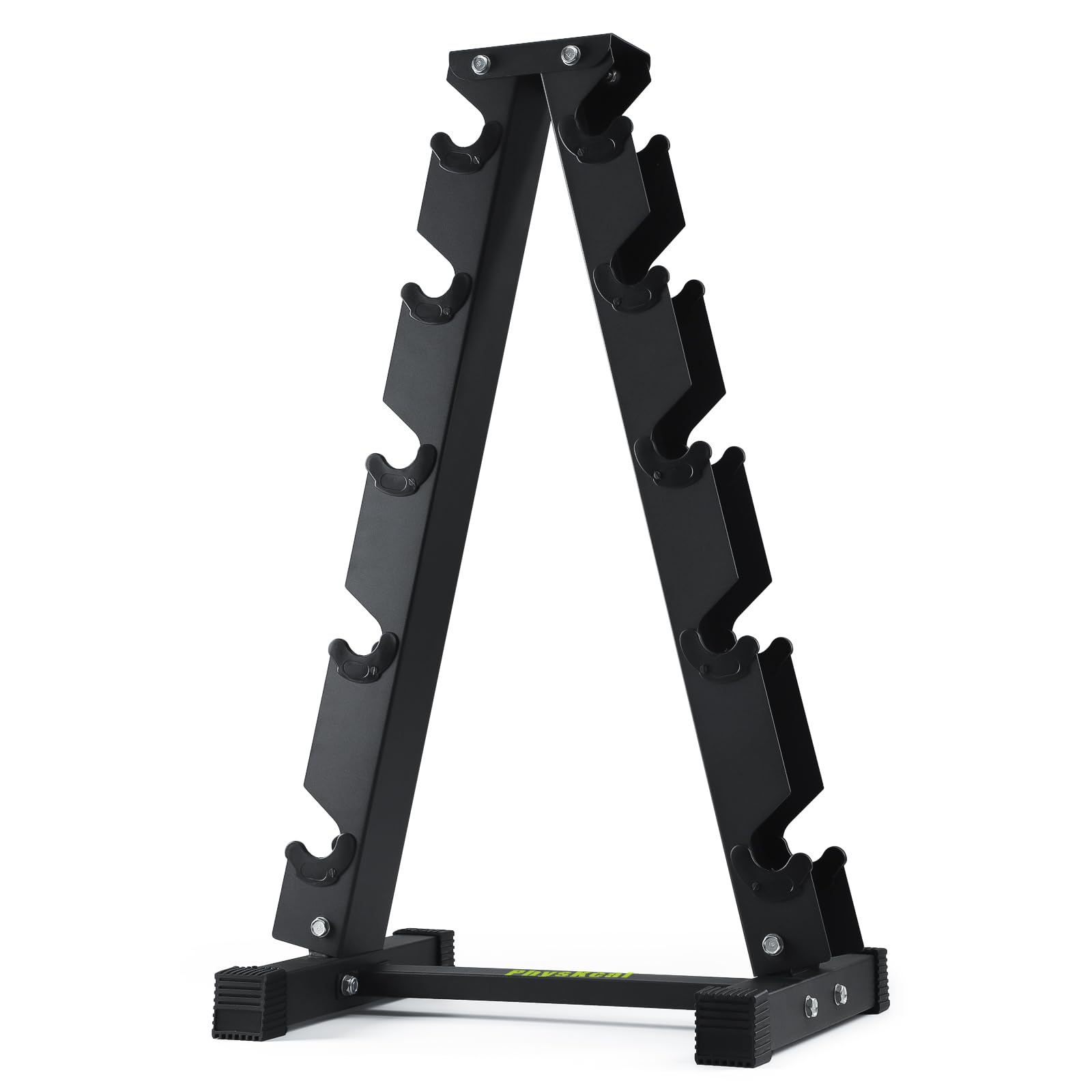 PhysKcal Dumbbell Rack Heavy Duty Steel 350kg Load Bearing, 5-Tier Wei ...