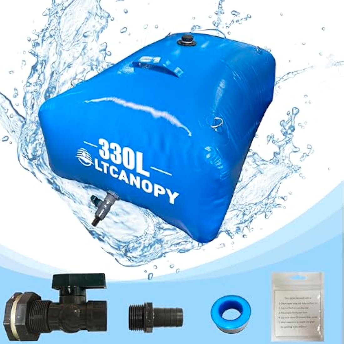 LTCANOPY 100 Gallon Foldable Water Bladder Tanks - Collapsible Soft Dr ...