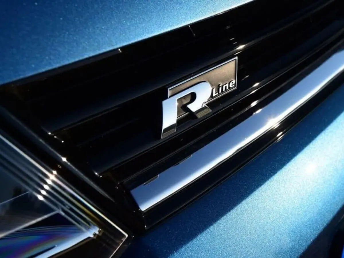 Volkswagen R-Line Badges (Front Grille Replacement or Rear Boot Badge ...