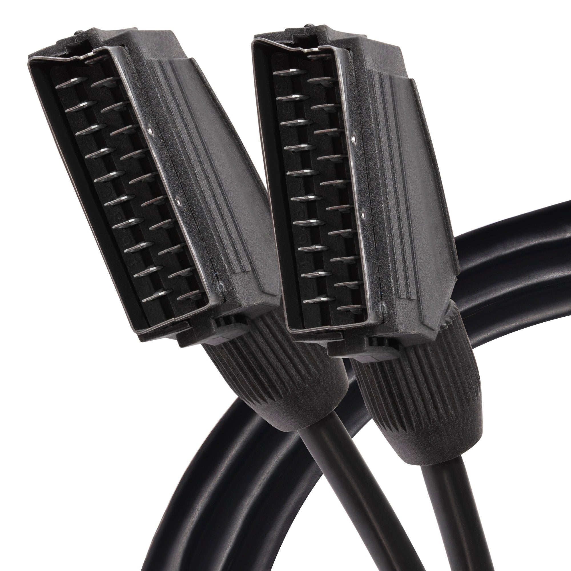 Maplin SCART to SCART 21 Pin Male to Male Connectors Cable - Black, 3m ...