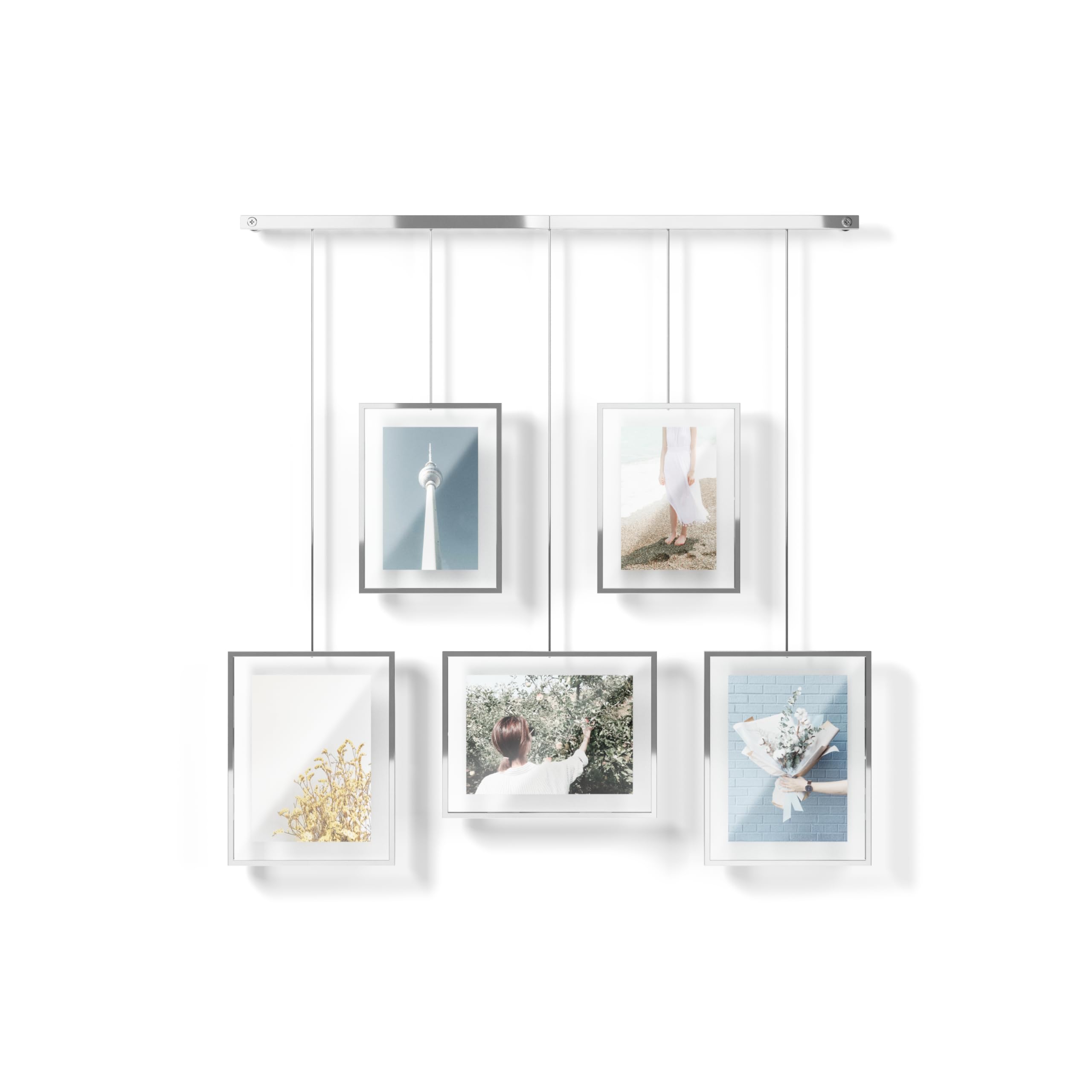 Umbra Photo Frames, Chrome, Normal, 5 Frames – Bidnamic Store
