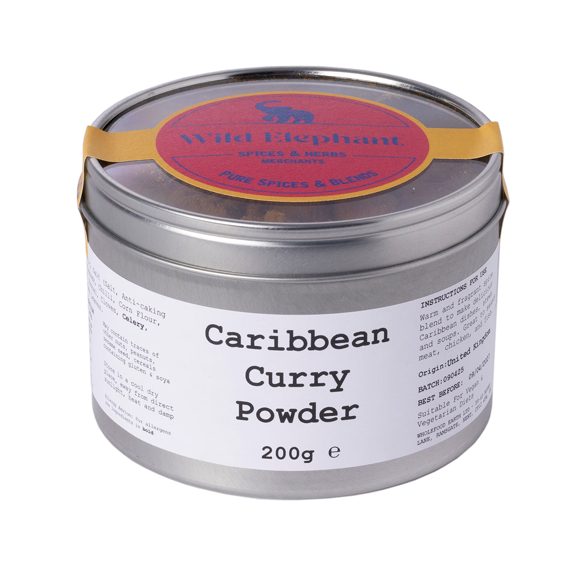 Caribbean Curry Powder - Wild Elephant – Bidnamic Store