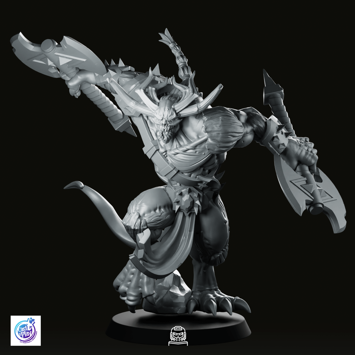 Attacking Berserker Miniature – Bidnamic Store