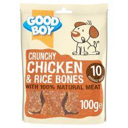 Good Boy Chicken & Rice Bones, 100g – Bidnamic Store