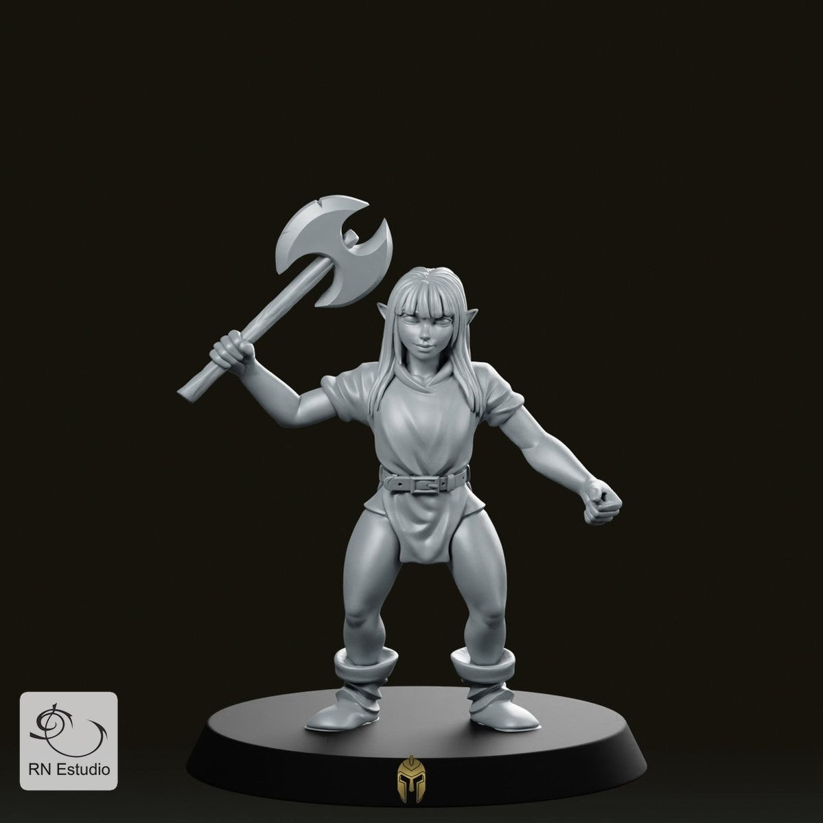 HeroQuest Female Goblin Axe Miniature – Bidnamic Store