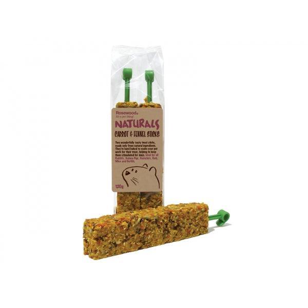 Naturals Carrot & Fennel Sticks 8x140g – Bidnamic Store