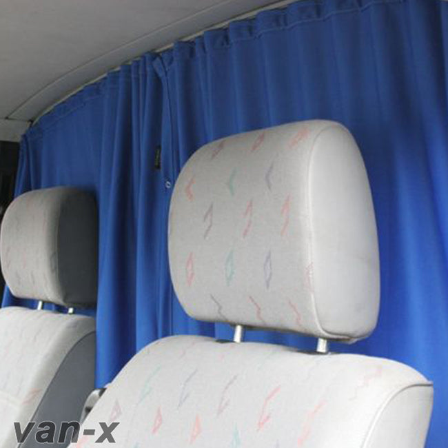 For Mercedes Dodge Sprinter Cab Divider Curtain Kit with Rail Premium ...