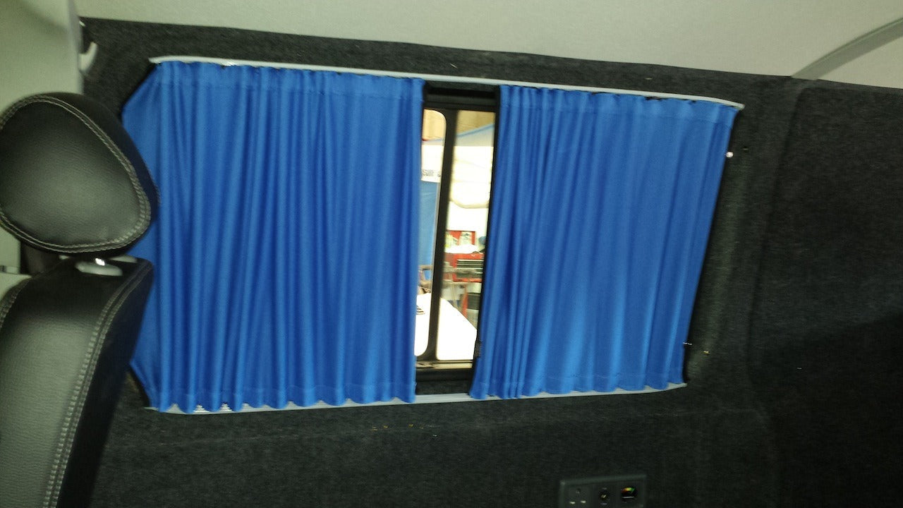 For VW T6 Transporter Premium 2 x Side Window Curtains Van-X – Bidnamic ...