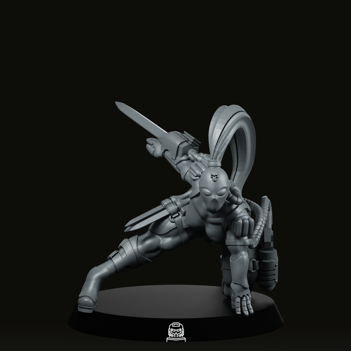 Shadowblade Assassin Crouching – Bidnamic Store