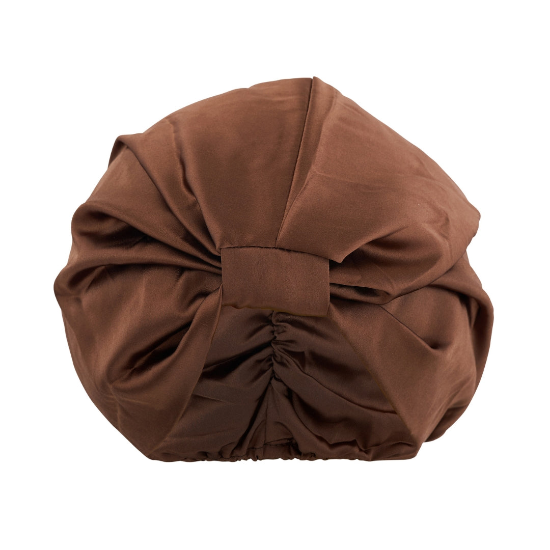 Satin Sleep Turban, Mocha – Bidnamic Store