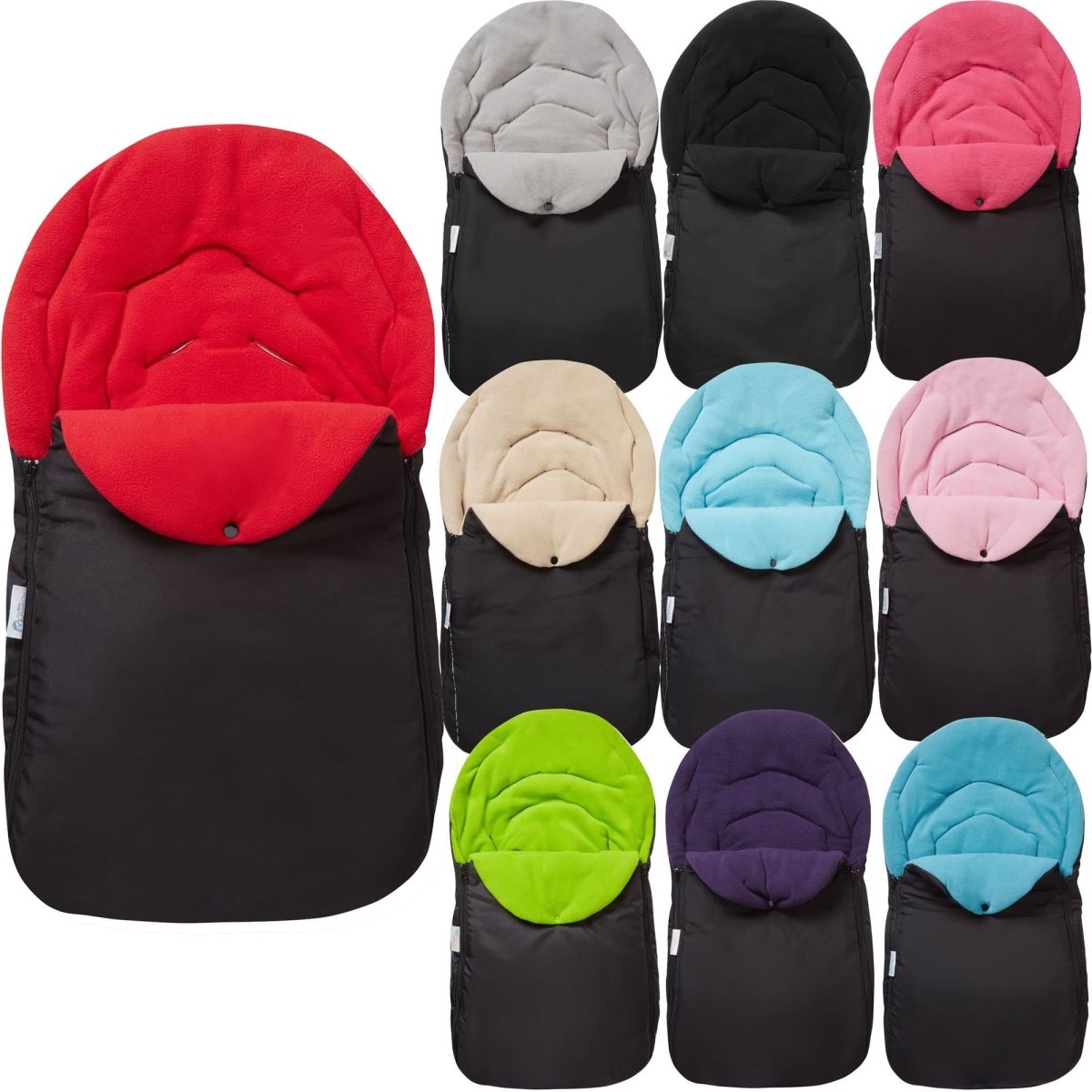 Universal Car Seat Footmuff / Cosy Toes - Fits All 3 And 5 Point Harne ...